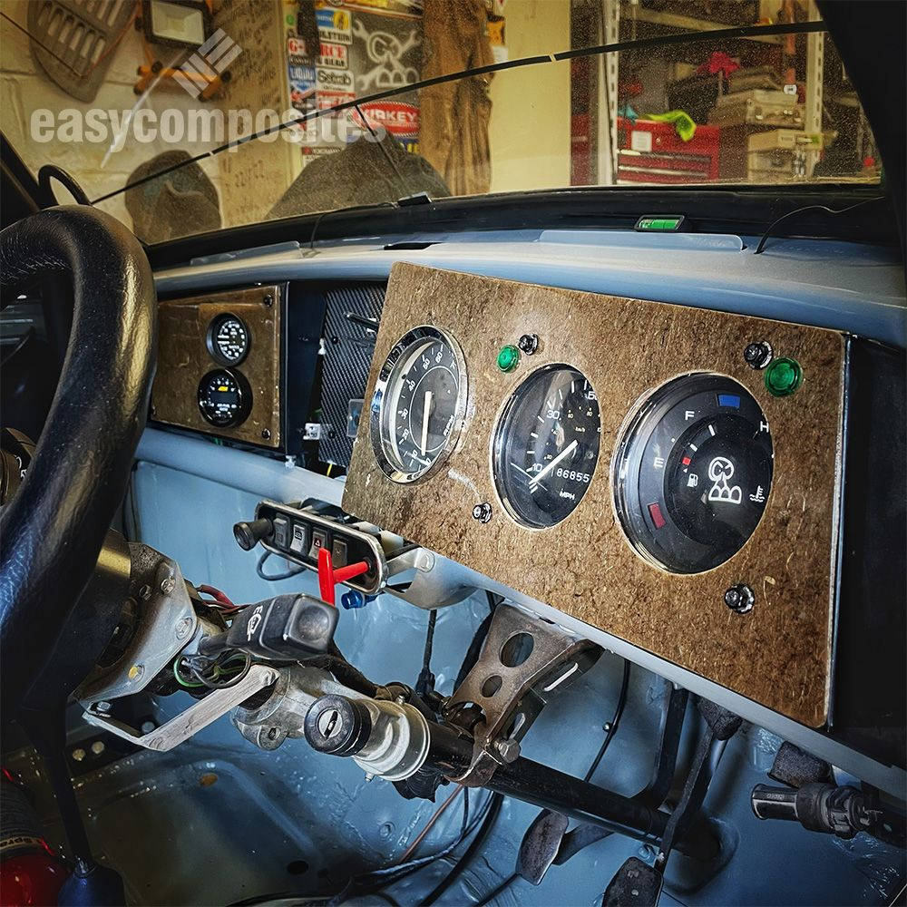 Natural Fibre Mini Dash Board Parts - Easy Composites